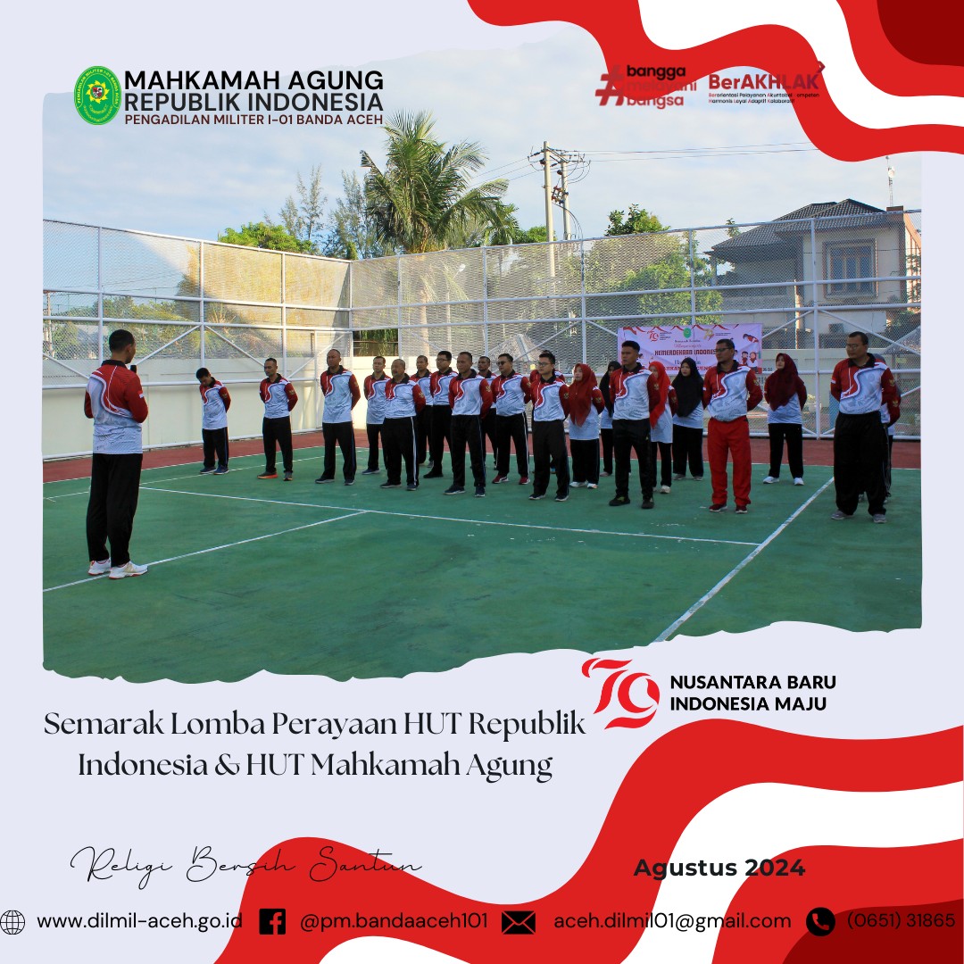 Semarak Lomba Perayaan HUT Republik Indonesia & HUT Mahkamah Agung ...